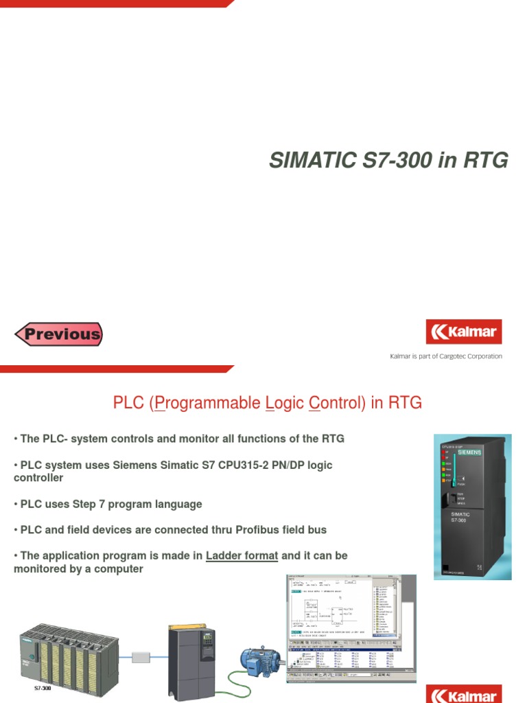 S7-300 PLC in RTG NEW V1.0 | PDF | Programmable Logic Controller | Office Equipment