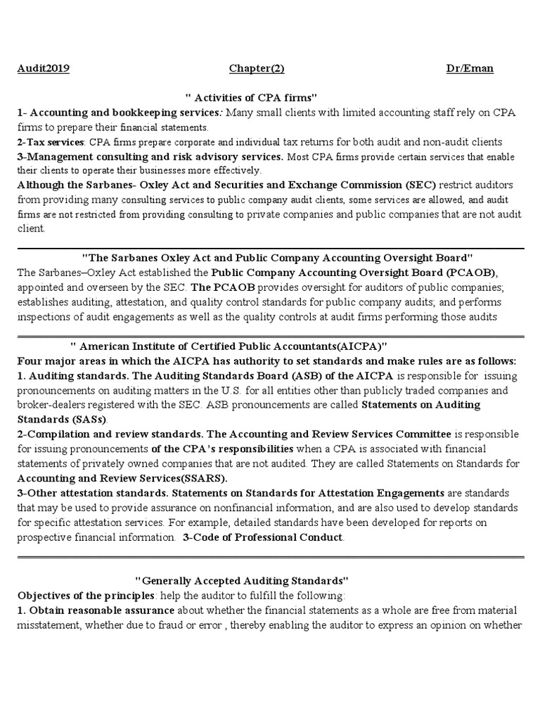 2-Tax Services: CPA Firms Prepare Corporate and Individual | PDF ...