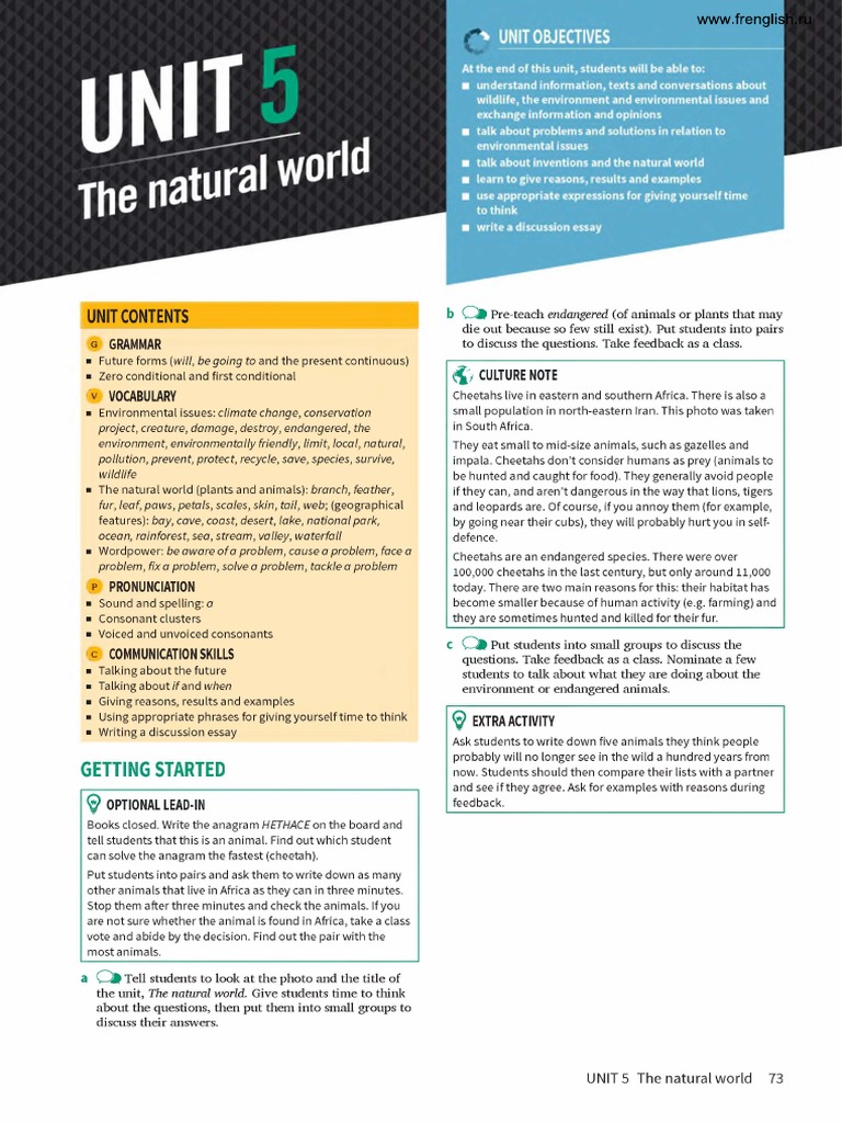 Unit 5 Student Book b1+ | PDF