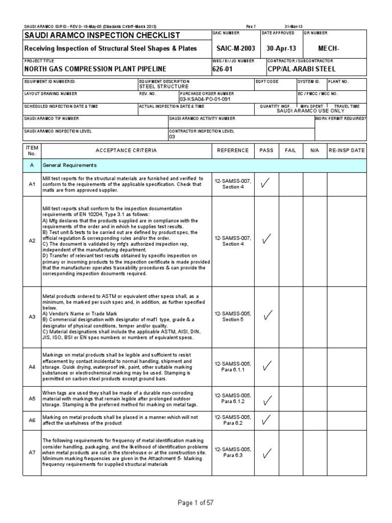 SAIC-M-2003 Rev 7 | Download Free PDF | Specification (Technical ...