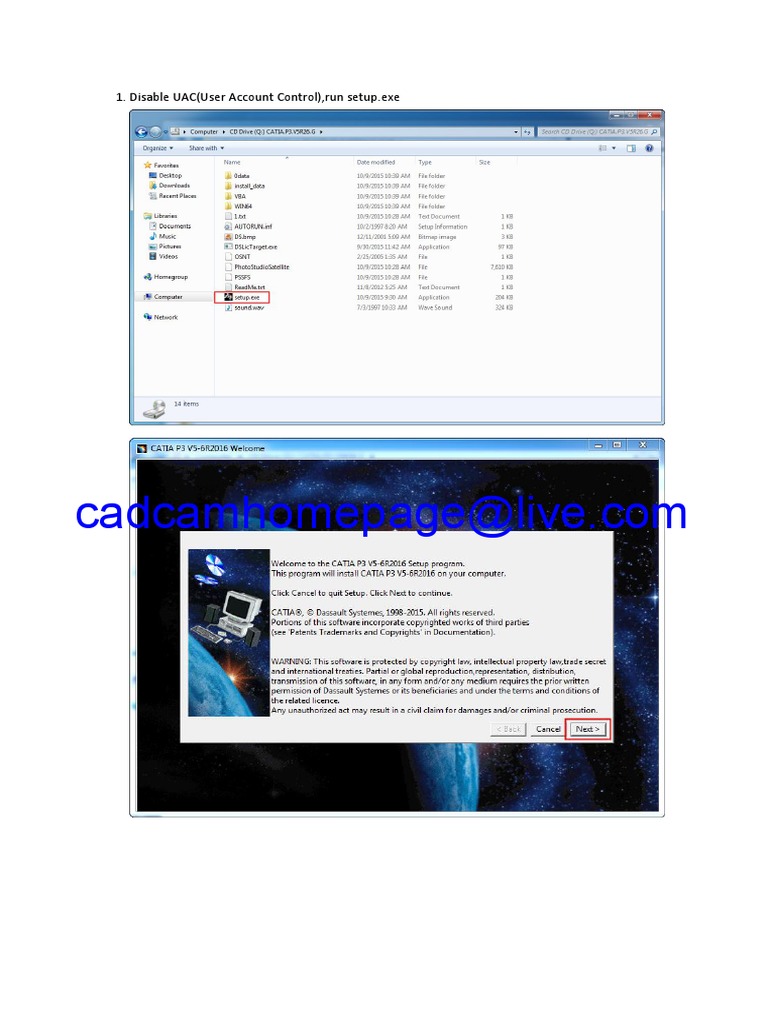 Disable UAC and Run Setup Guide | PDF