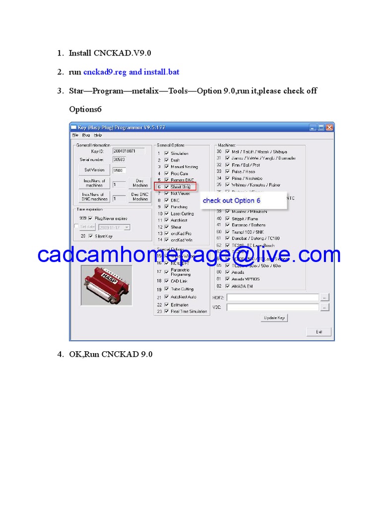 Metalix CNCKAD v9 0 Installation Guide | PDF