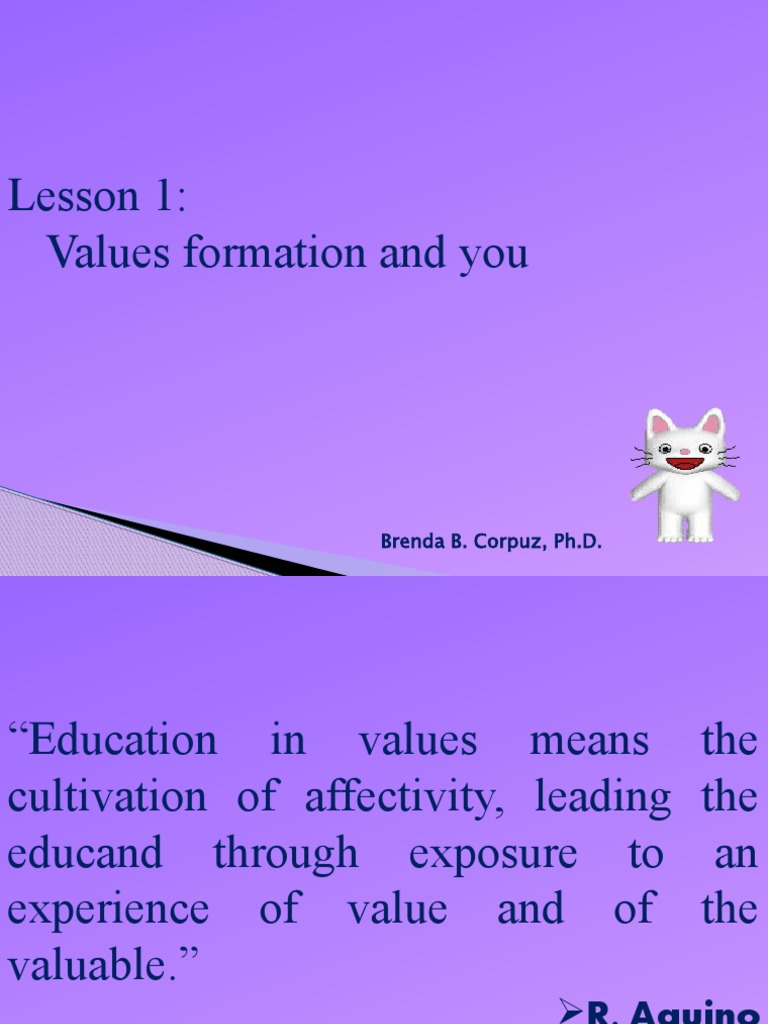Values Formation and Teaching as a Calling | PDF | Affect (Psychology ...