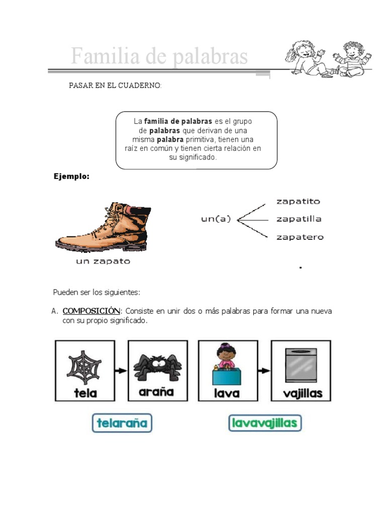 Familia de Palabras RV | PDF | Estudios de idiomas extranjeros | Salud ...