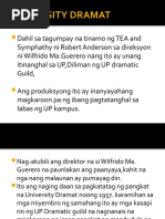 Modyul Sa Dula at Dulaang Filipino PDF | PDF