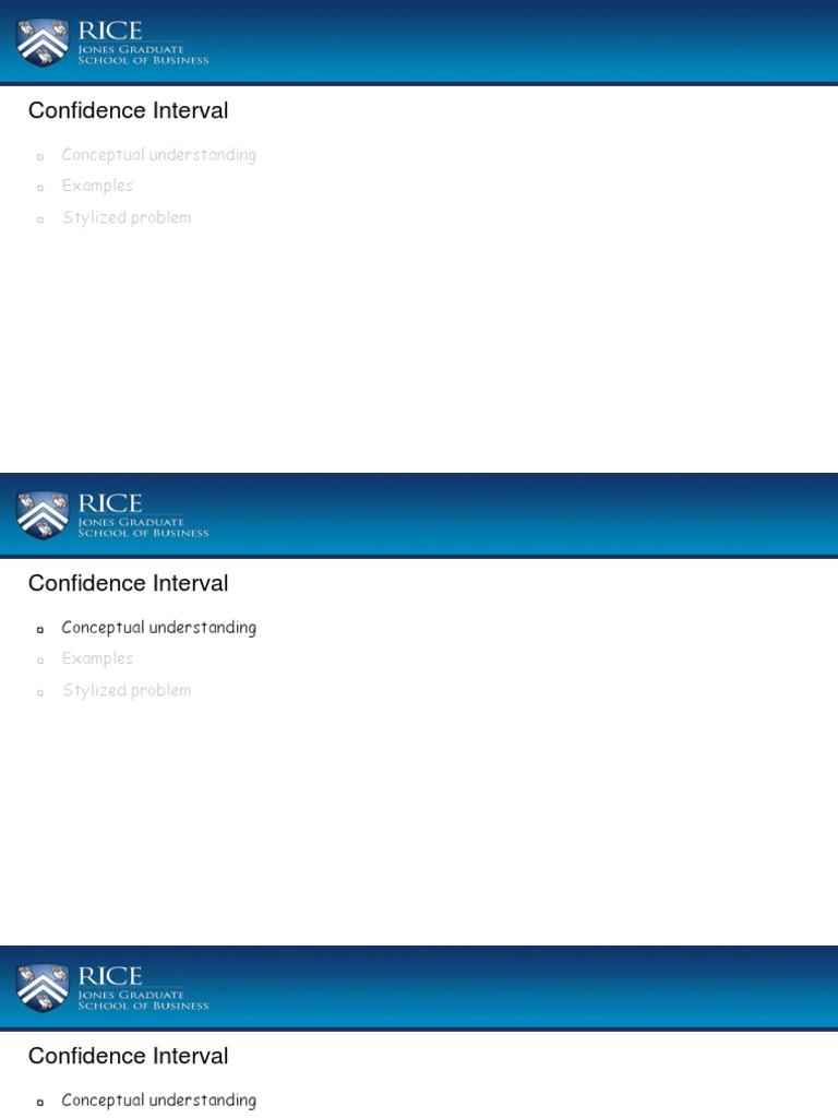 Slides - Module 2 - Lesson 1 | PDF | Confidence Interval | Errors And Residuals