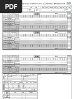 Official Volleyball Scoresheet Template | PDF