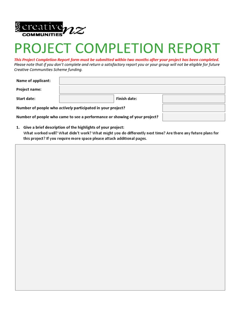 CCS Project Completion Report2 | PDF | Business