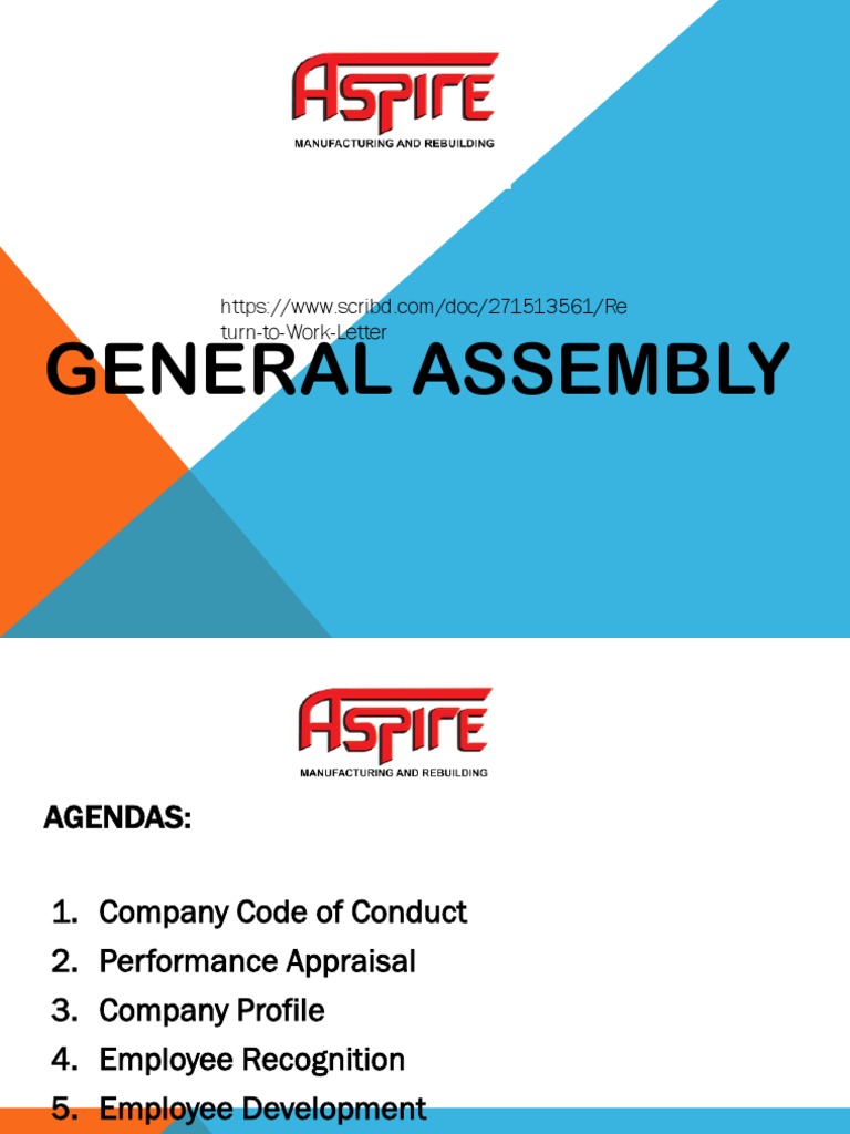 General Assembly | PDF | Performance Appraisal | Employment