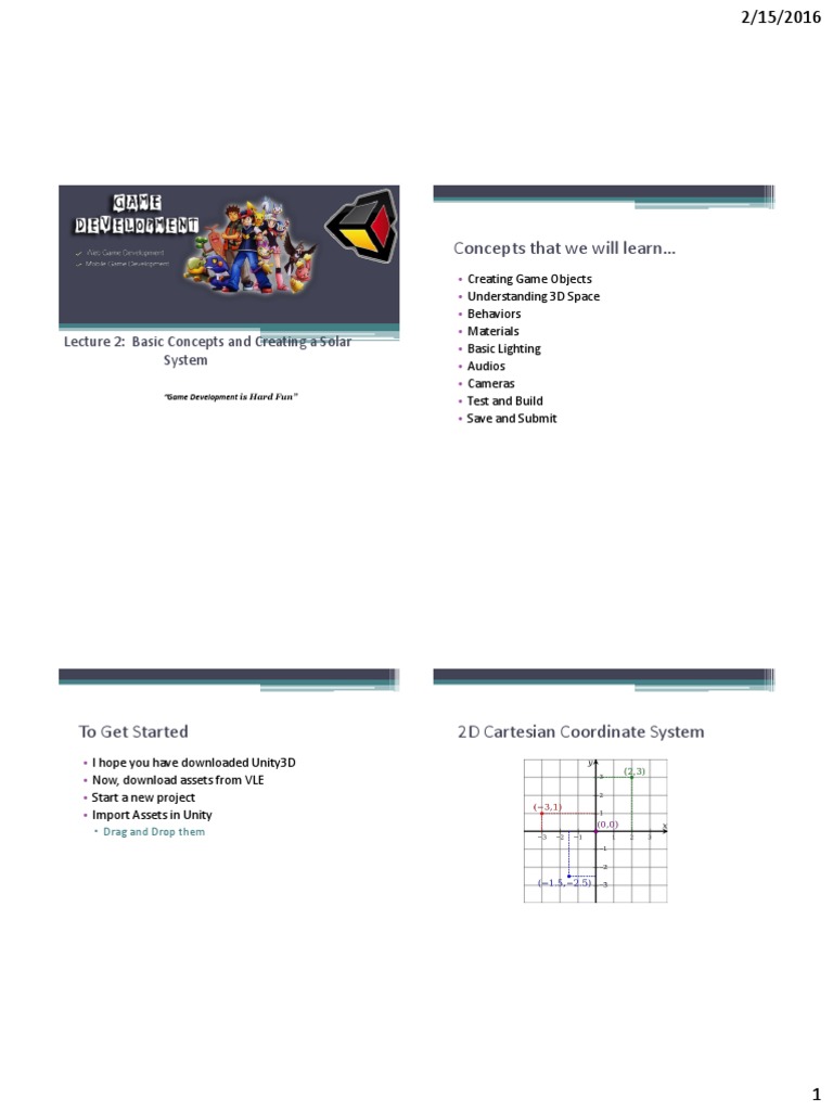 Lecture 2 Lets Make A 3D Solar System | Download Free PDF | 3 D ...