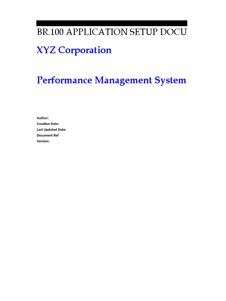 Oracle PMS Setup Guide | PDF | Competence (Human Resources) | Human ...