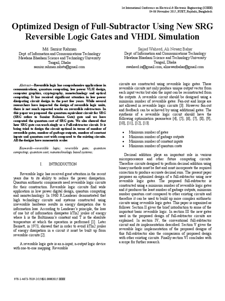 Project 5 | PDF | Quantum Computing | Logic Gate