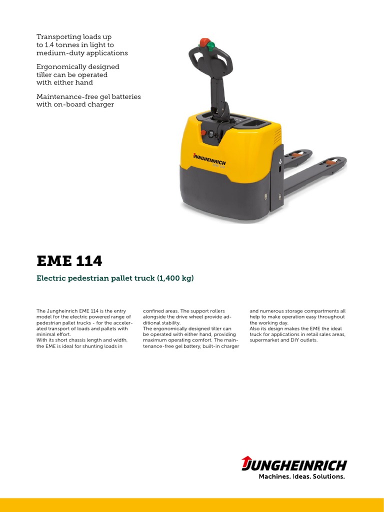 EME 114 Data Sheet | PDF | Truck | Battery Charger