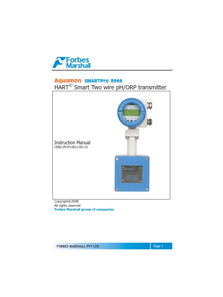 Aquamon SMARTPRO 8966 - PH Pipe & Wall Mount Manual | PDF | Electrical ...