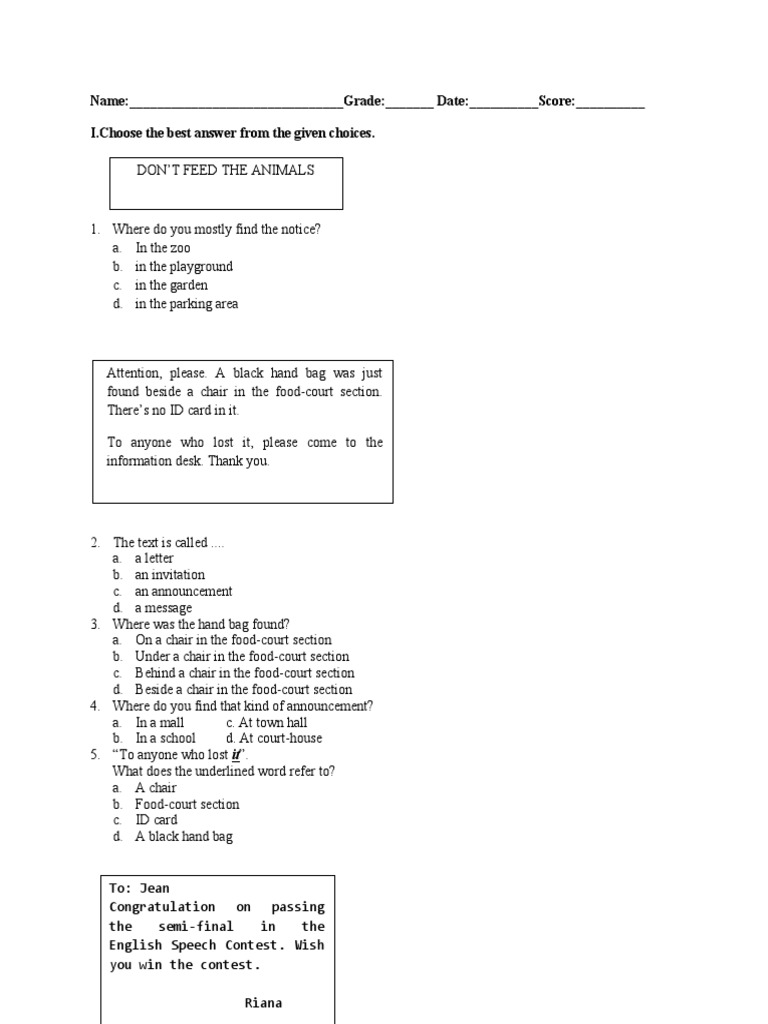 Grade 7 2nd Quarter Exam | PDF