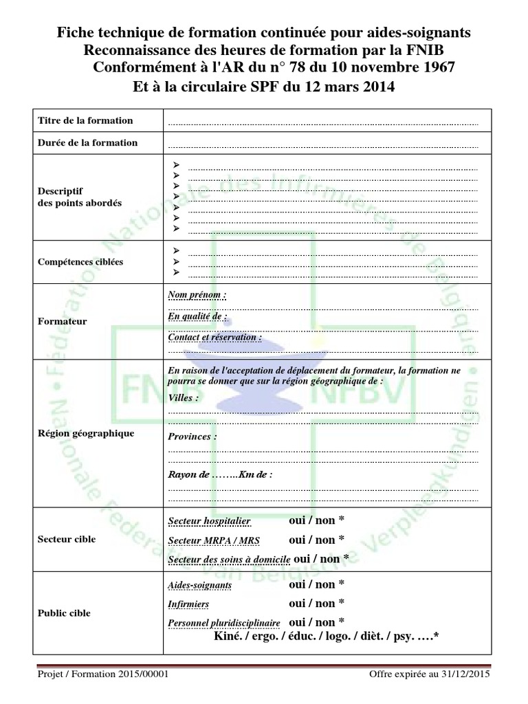Fiche Technique Formation | PDF | Business
