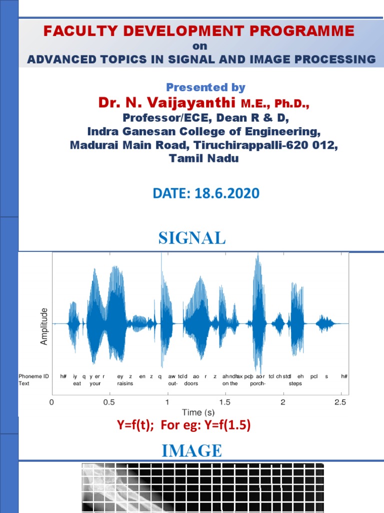 FDP On Image Processing 18.6.20 | PDF | Wavelet | Fourier Transform