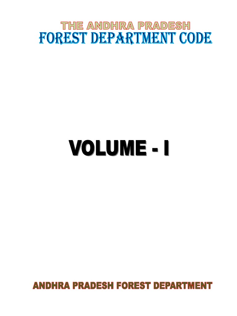 Forest Code Vol 1n 2 PDF | Download Free PDF | Plant Nursery | Civil ...