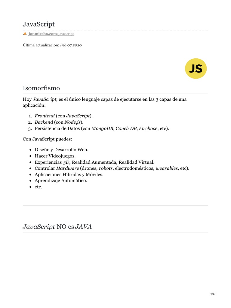 Tips JavaScript | Descargar gratis PDF | Script Java | Lenguaje de programación