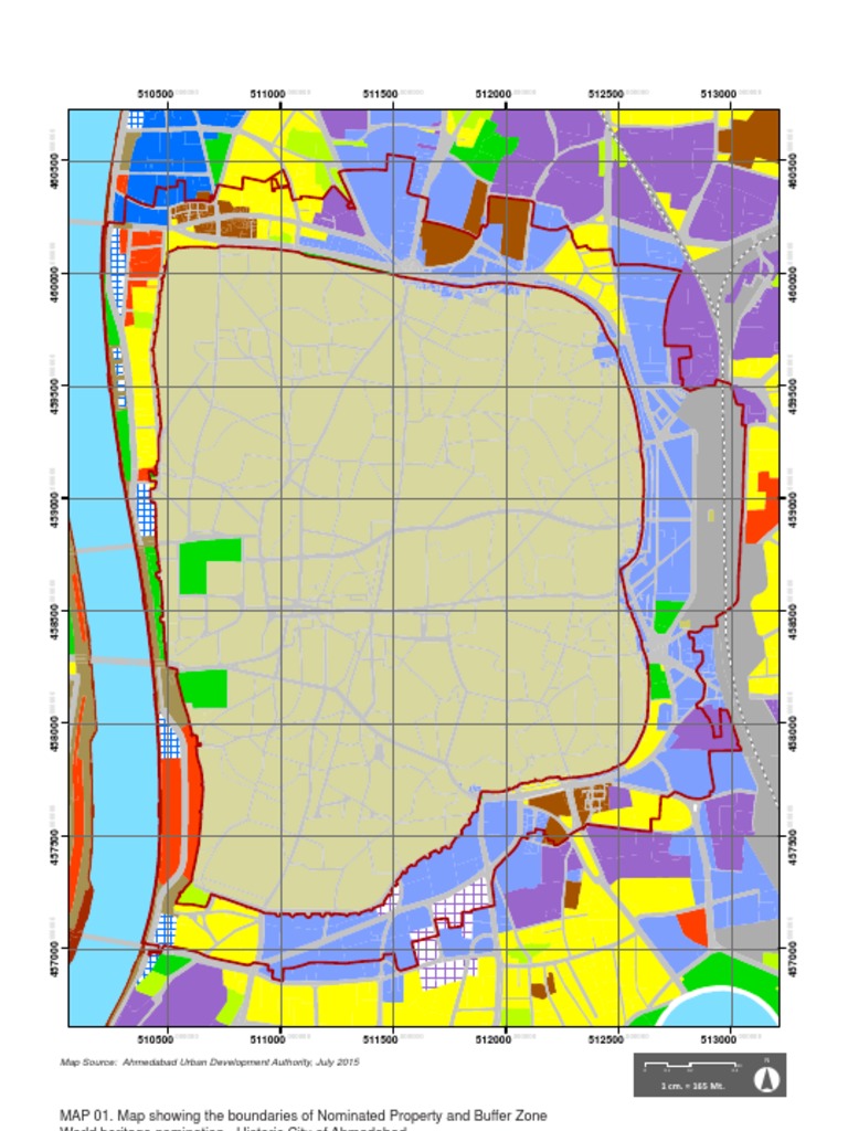 Map of Boundaries and Coordinates Depicting a Nominated Property and ...