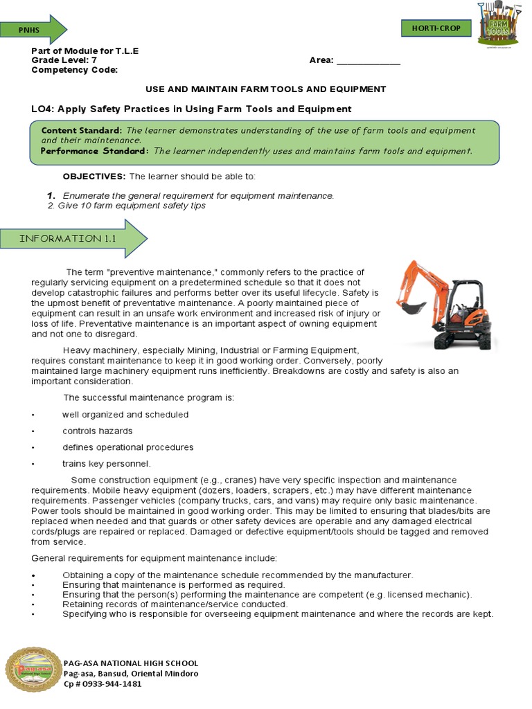 Apply Safety Practices 4 | PDF | Heavy Equipment | Safety