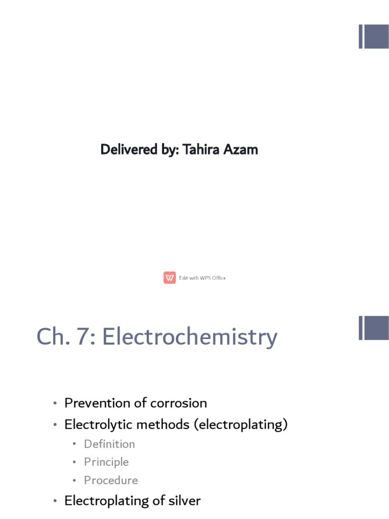 Electroplating of Silver, Zinc and Iron | Download Free PDF | Anode | Cathode