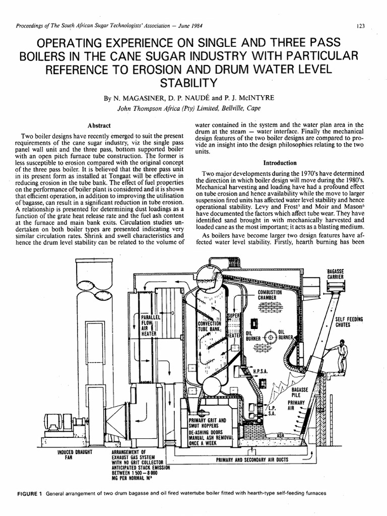 Operating Experience On Single and Three Pass Boilers | PDF | Boiler ...