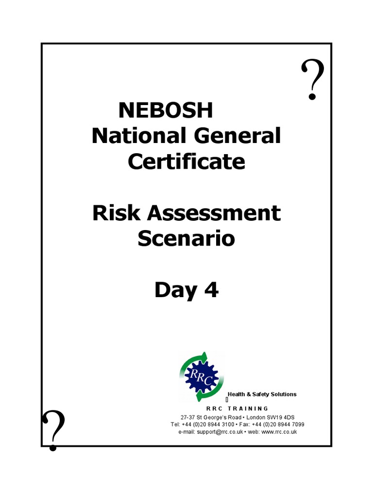 IGC Risk Assessment Scenario Week 1 | PDF