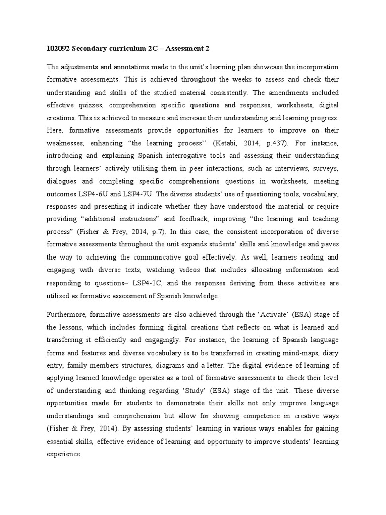 Secondary Curriculum 2c | PDF | Reading Comprehension | Educational ...