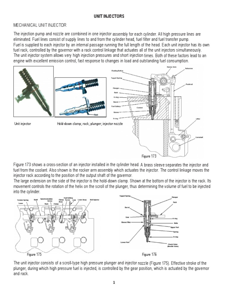 Unit Injectors: Unit Injector Hold-Down Clamp Rack Plunger Injector ...