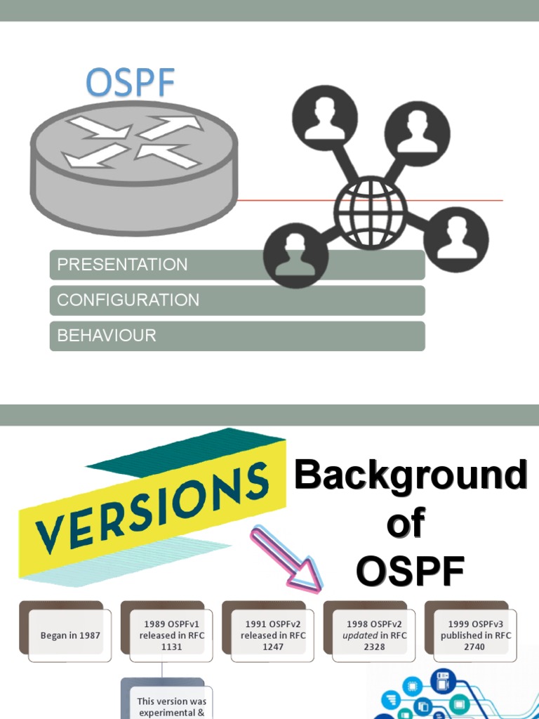 OSPF Presentation. | PDF | Network Protocols | Computer Mediated ...