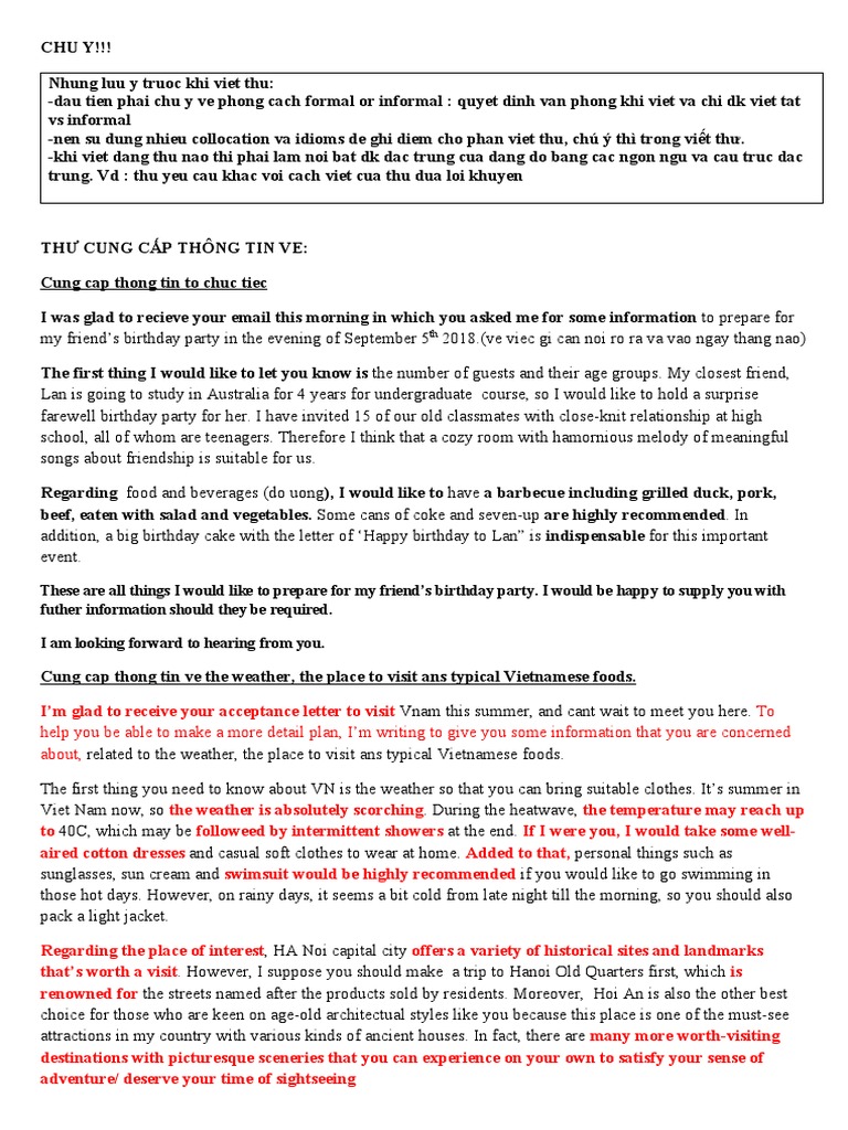 To Help You Be Able To Make A More Detail Plan, I'm Writing To Give You ...