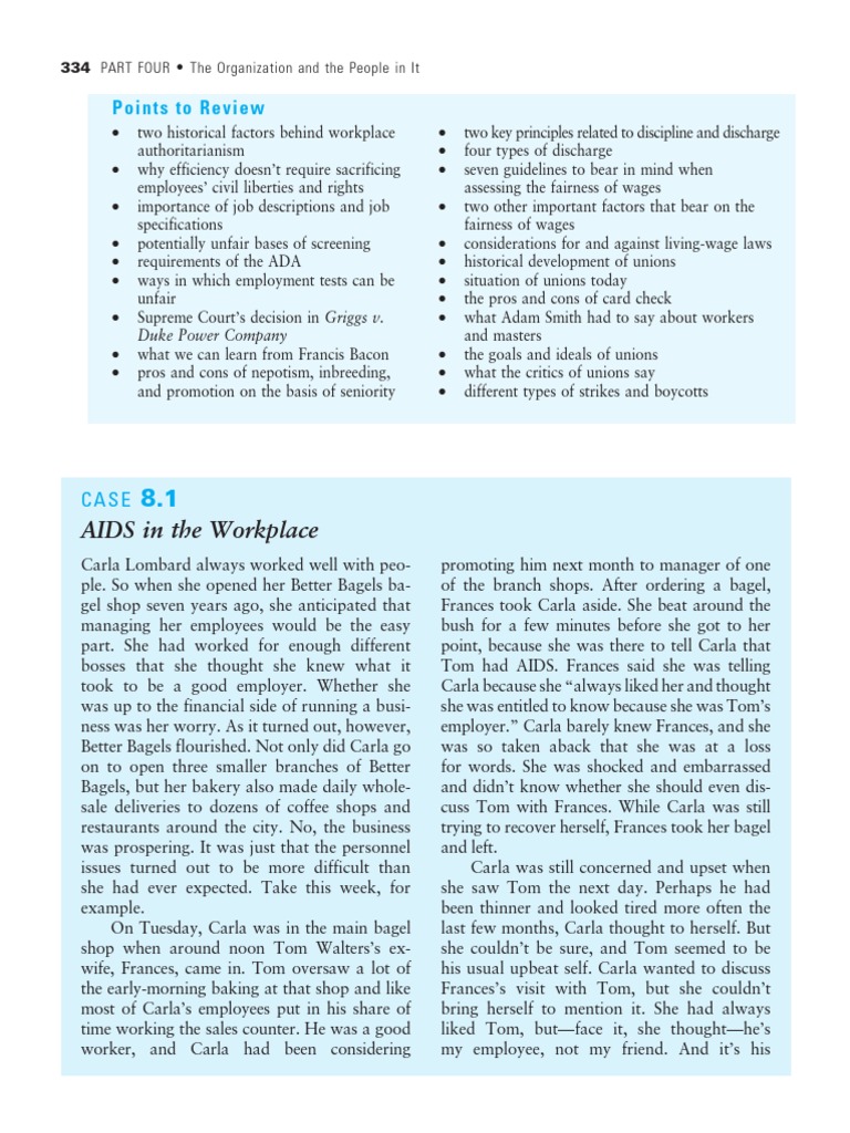 Navigating Complex Workplace Issues: A Case Study on Managing Employees ...