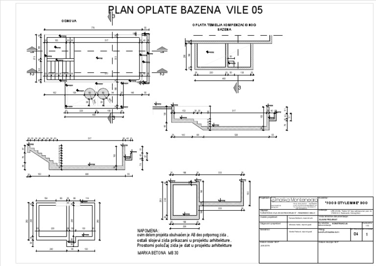 04 PLAN OPLATE BAZENA-Model | PDF