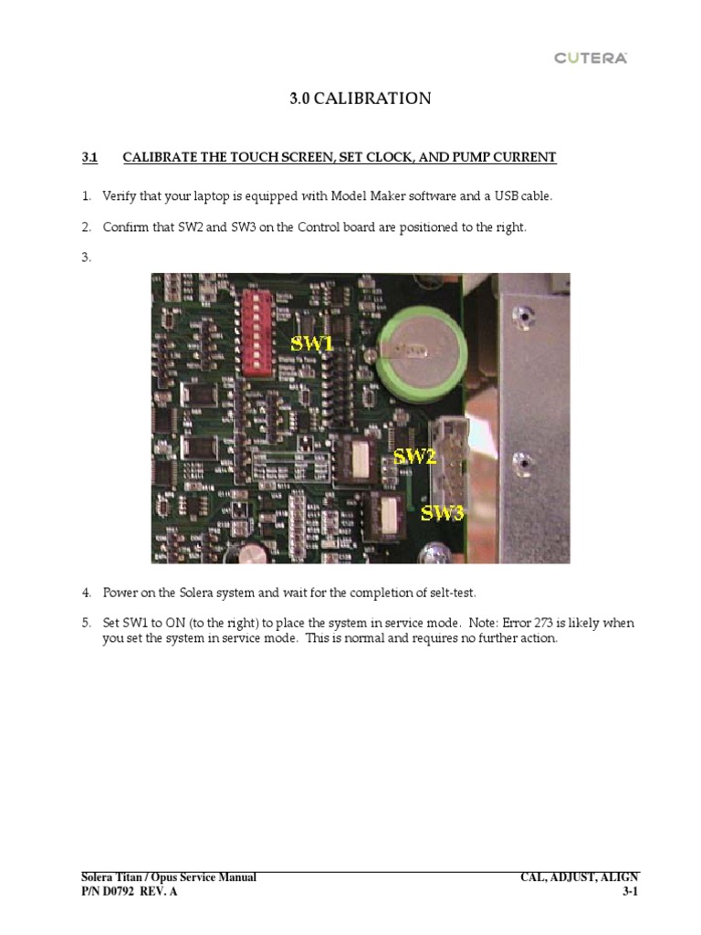 Chapter 3 - Calibration PDF | PDF | Touchscreen | Calibration