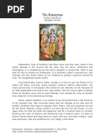 Ramayana Script | PDF | Sita | Rama