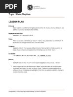 Steps To Baptism Handout | PDF | Religion & Spirituality