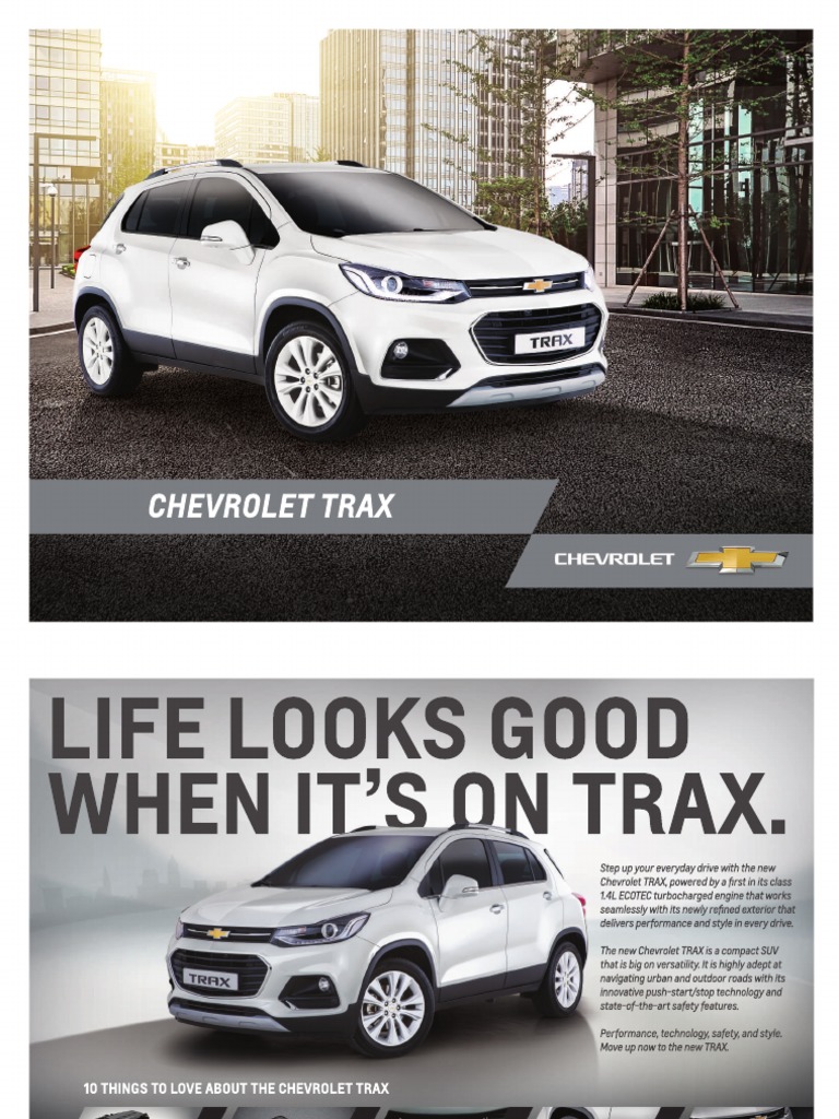 The New Chevrolet Trax: Power, Technology, Safety, and Style in a ...