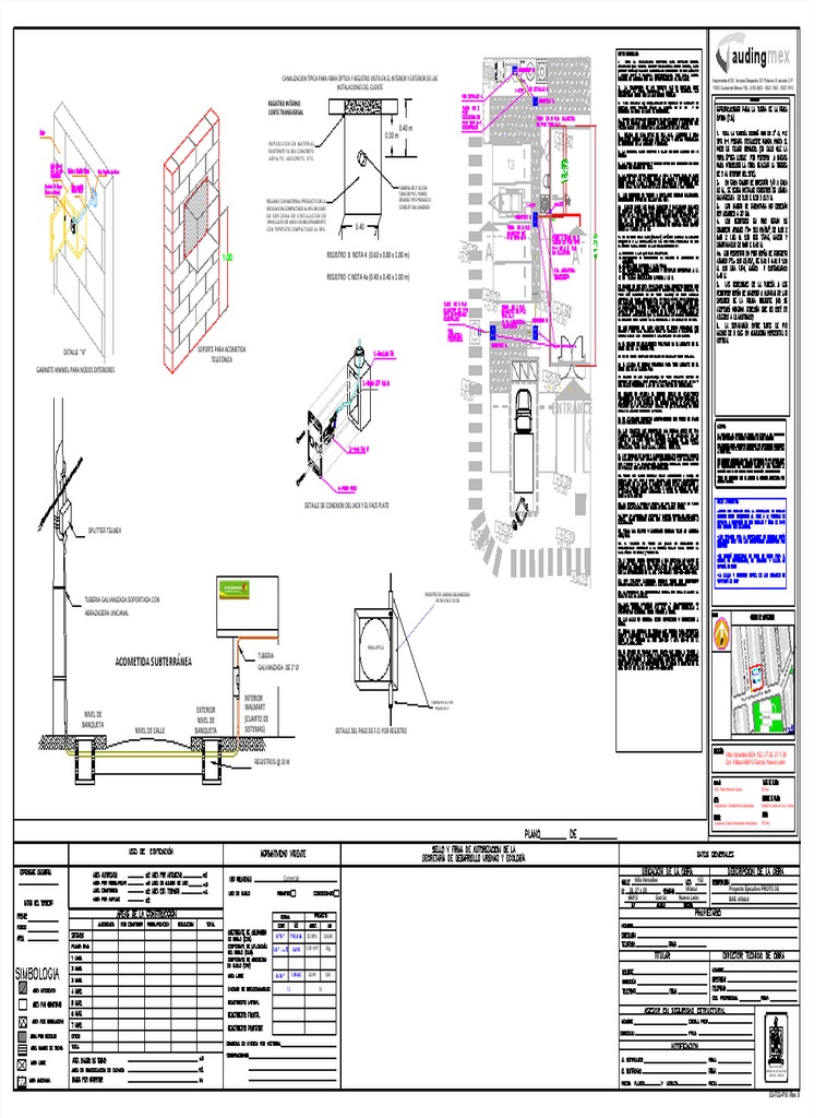 PE 1004206 Villazul - ID 06 ACOMETIDA TELEFÓNICA | PDF | Construyendo ...