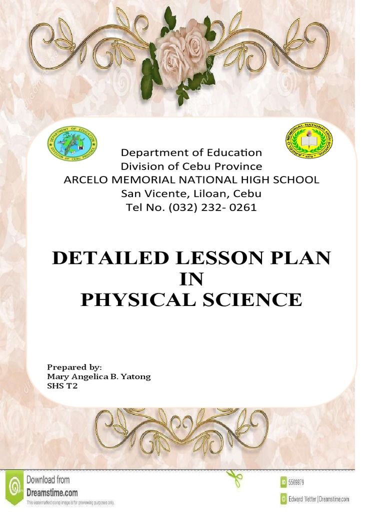 Detailed Lesson Plan: Physical Science | PDF