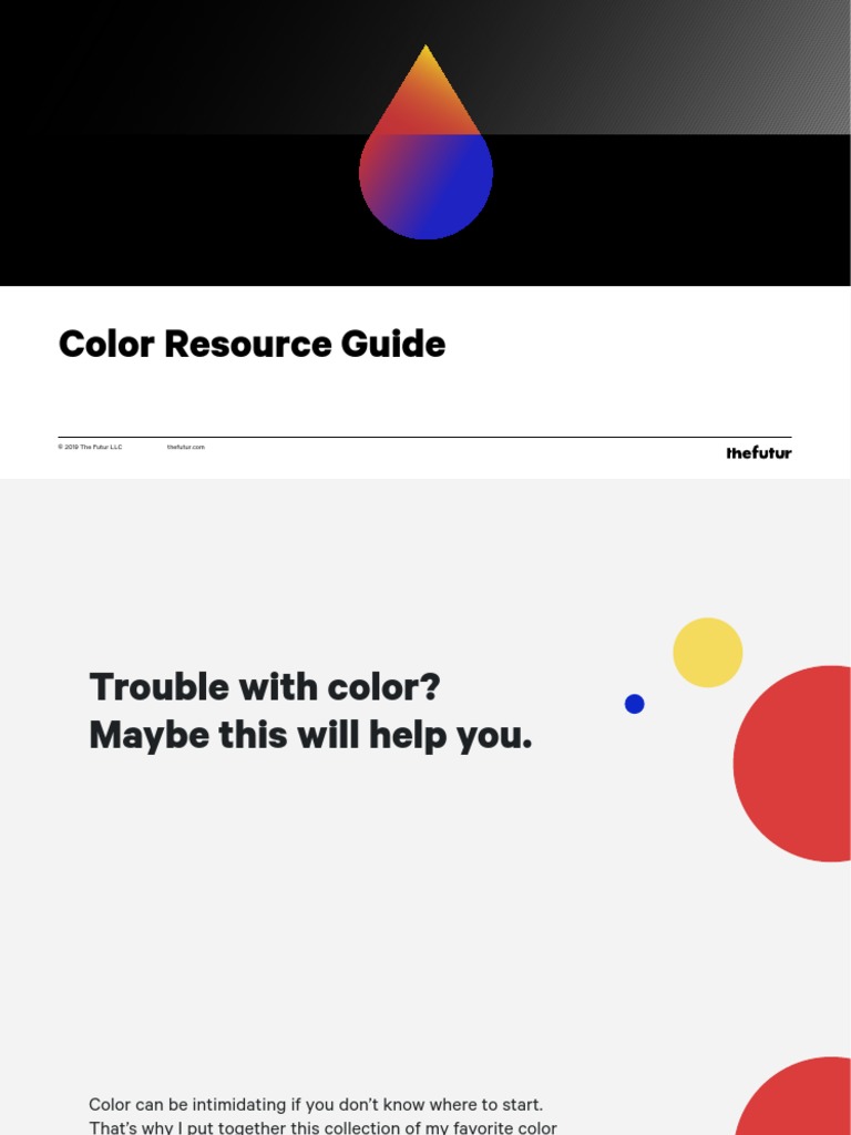Color Resource Guide: © 2019 The Futur LLC | PDF | Computing And ...
