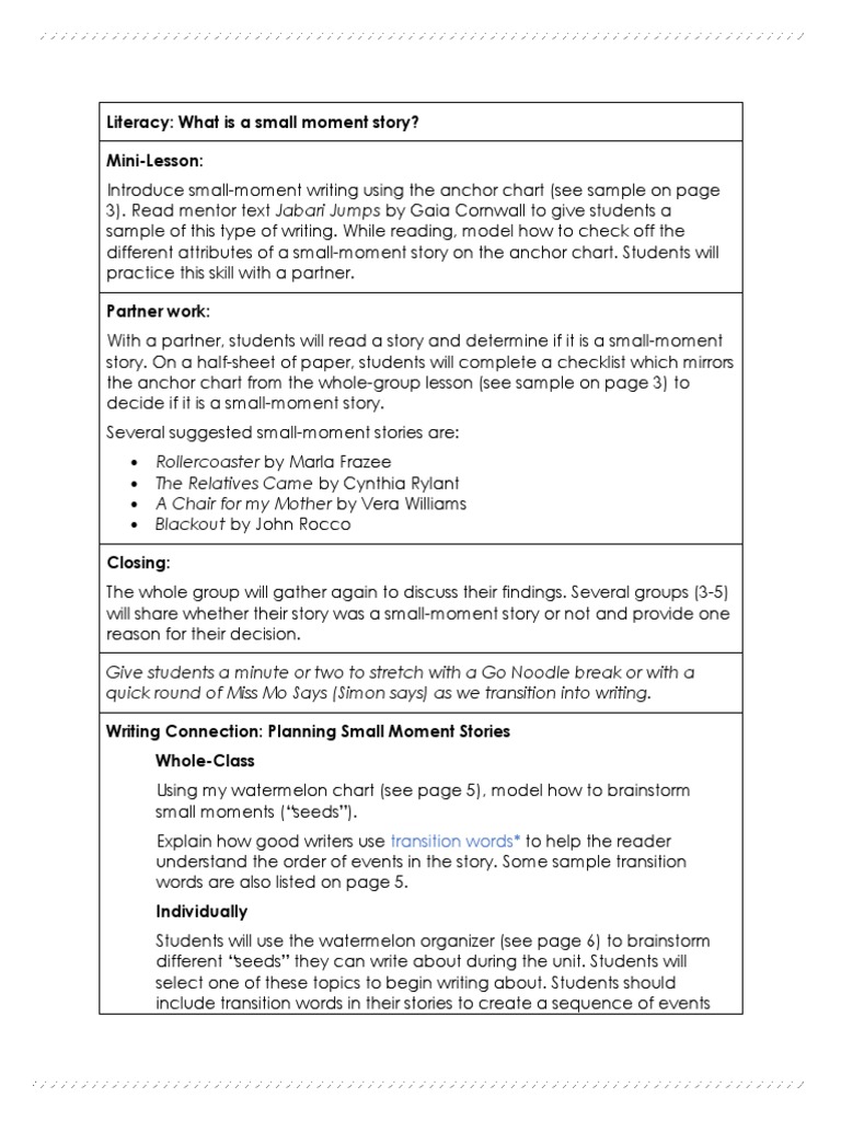 Grade 1 Small Moment | PDF | Communication | Cognition