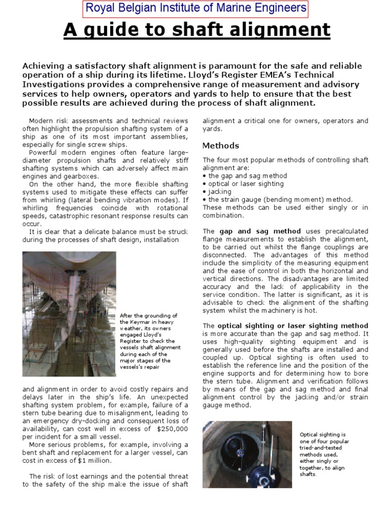 g4 Guide To Shaft Alignme | PDF