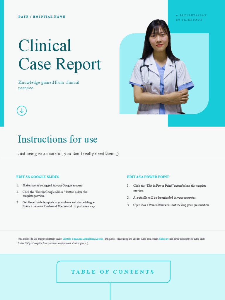 Helse Clinical Case Report Presentation Free Template by Slidecore ...