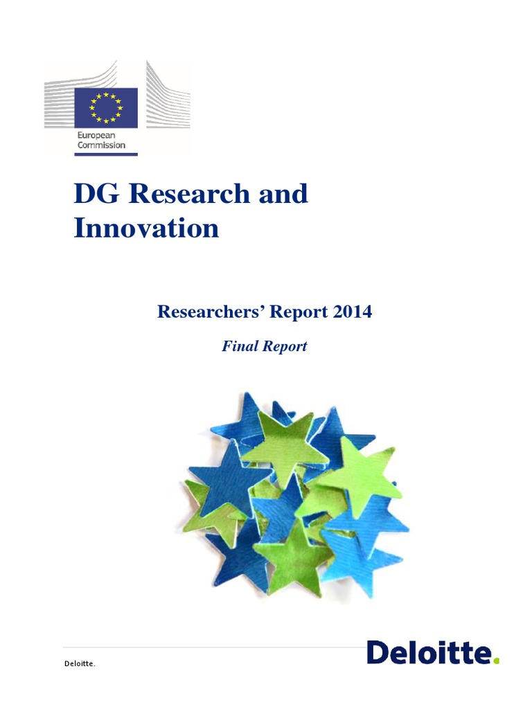 2014 Researchers' Report by Deloitte | PDF | European Union | Innovation