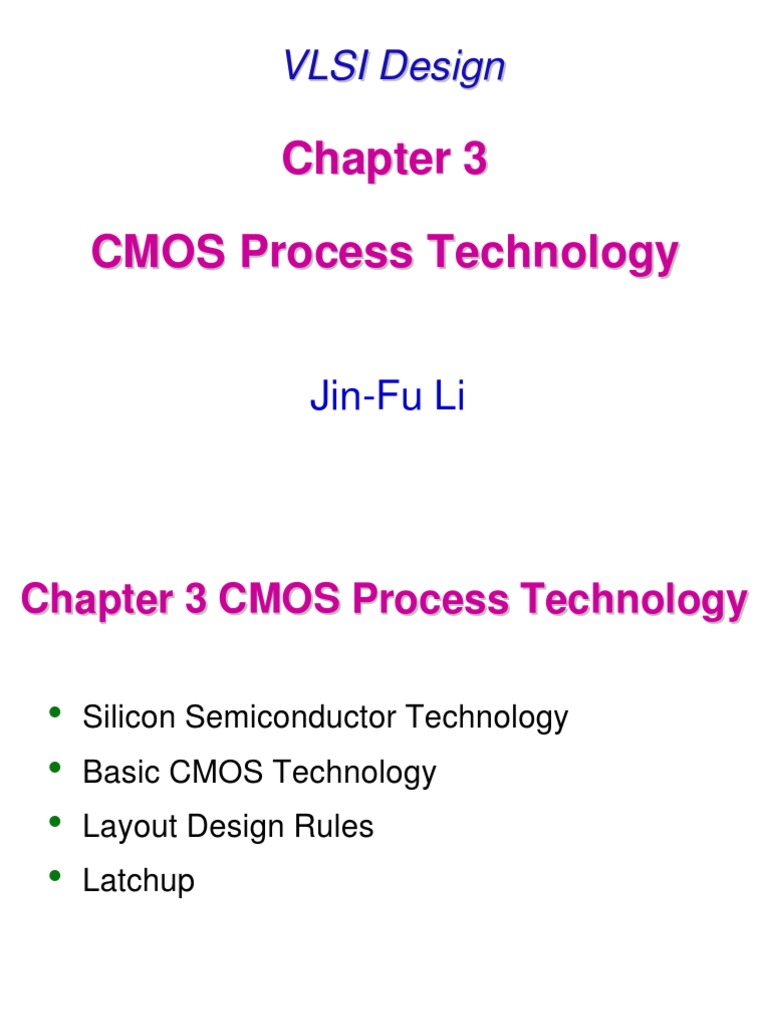 Cmos Process Technology | PDF | Semiconductor Device Fabrication | Cmos
