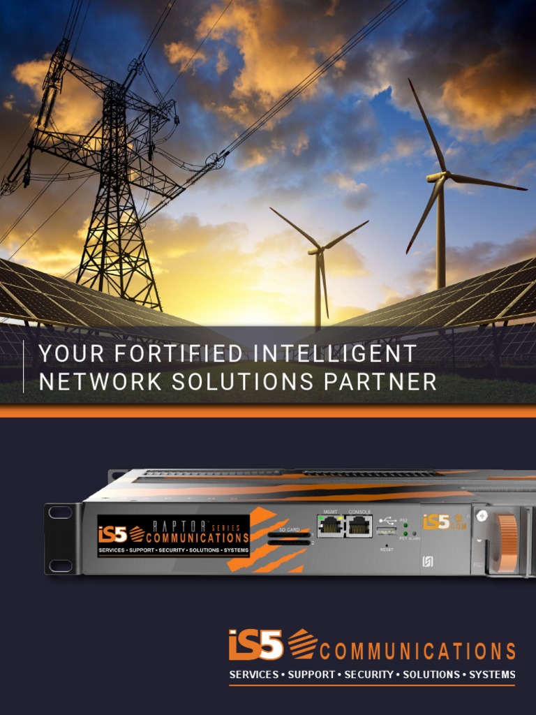 Your Fortified Intelligent Network Solutions Partner: Communications ...