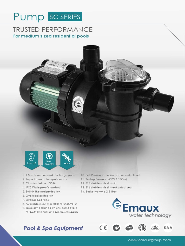 Trusted Performance: SC Series | PDF | Pump | Building Engineering