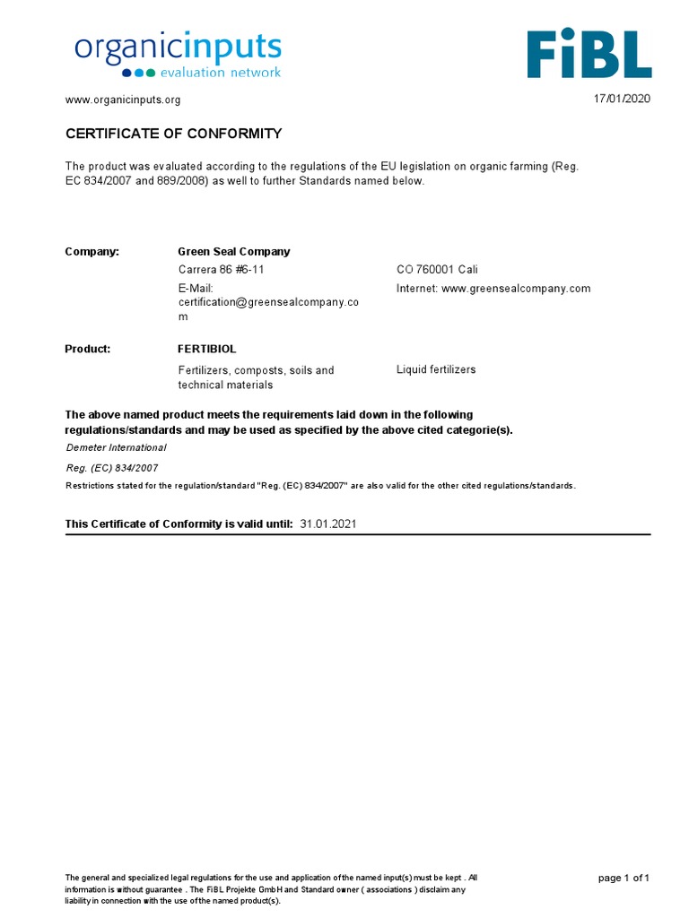 Fertibiol English PDF | PDF
