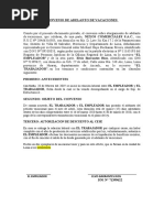 FORMATO MODELO - Adenda Al Contrato de Trabajo | PDF